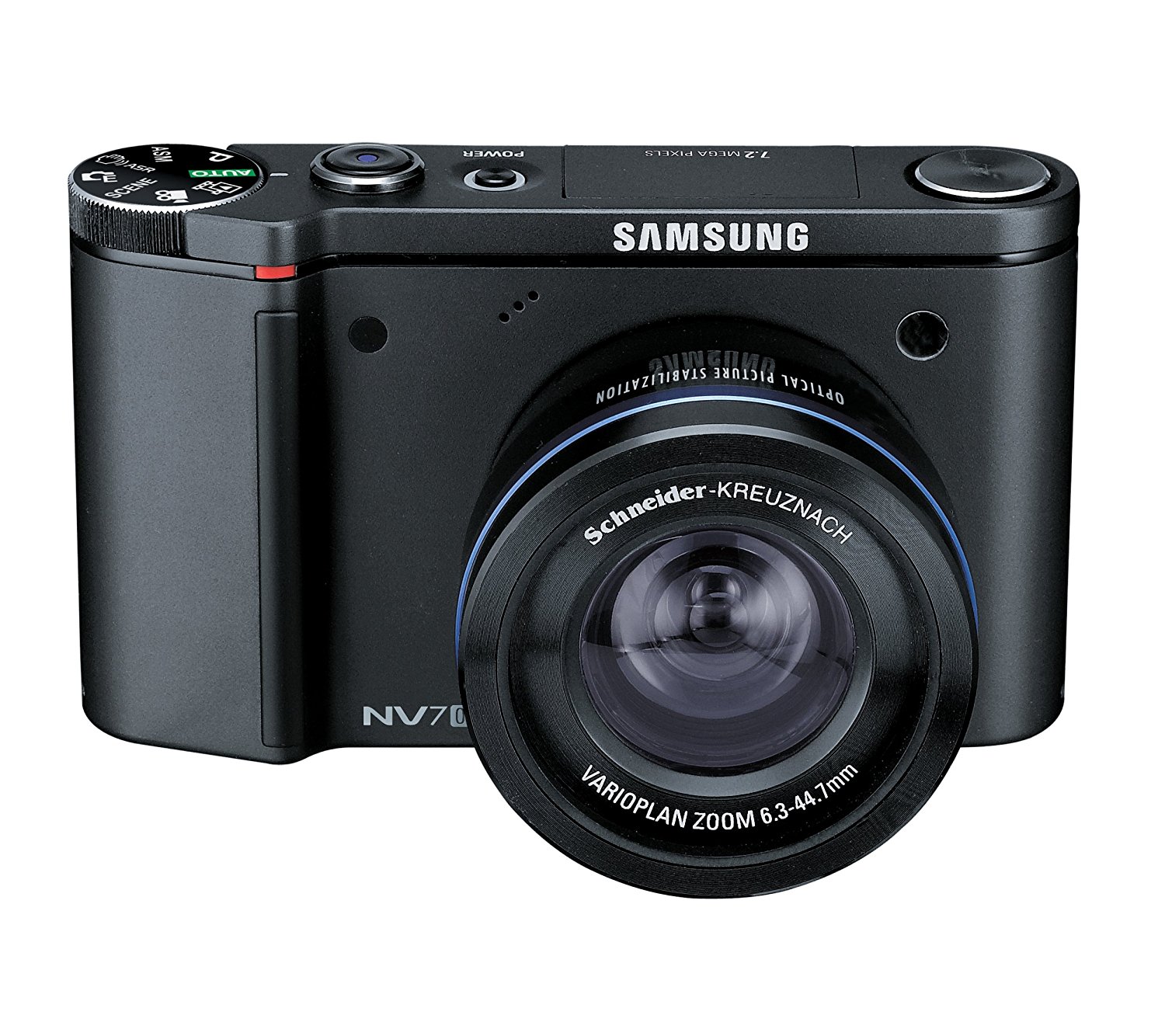 Samsung NV7 7.2MP Digital Camera with 7x Optical Image Stabilized Zoom ...
