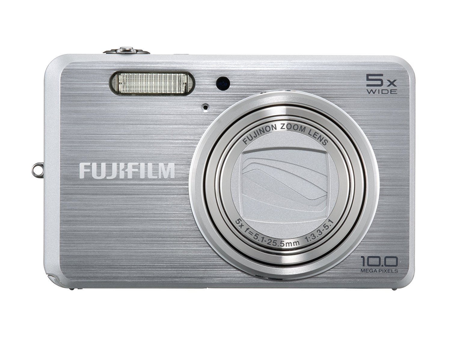 Fujifilm FinePix J150 10MP Digital Camera with 5x Optical Zoom (Silver ...
