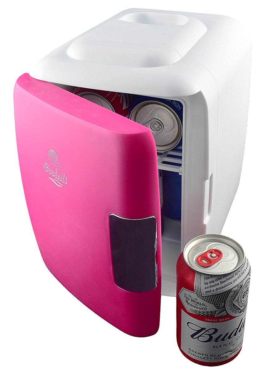 Cooluli Mini Fridge Electric Cooler and Warmer (4 Liter / 6 Can): AC/DC ...