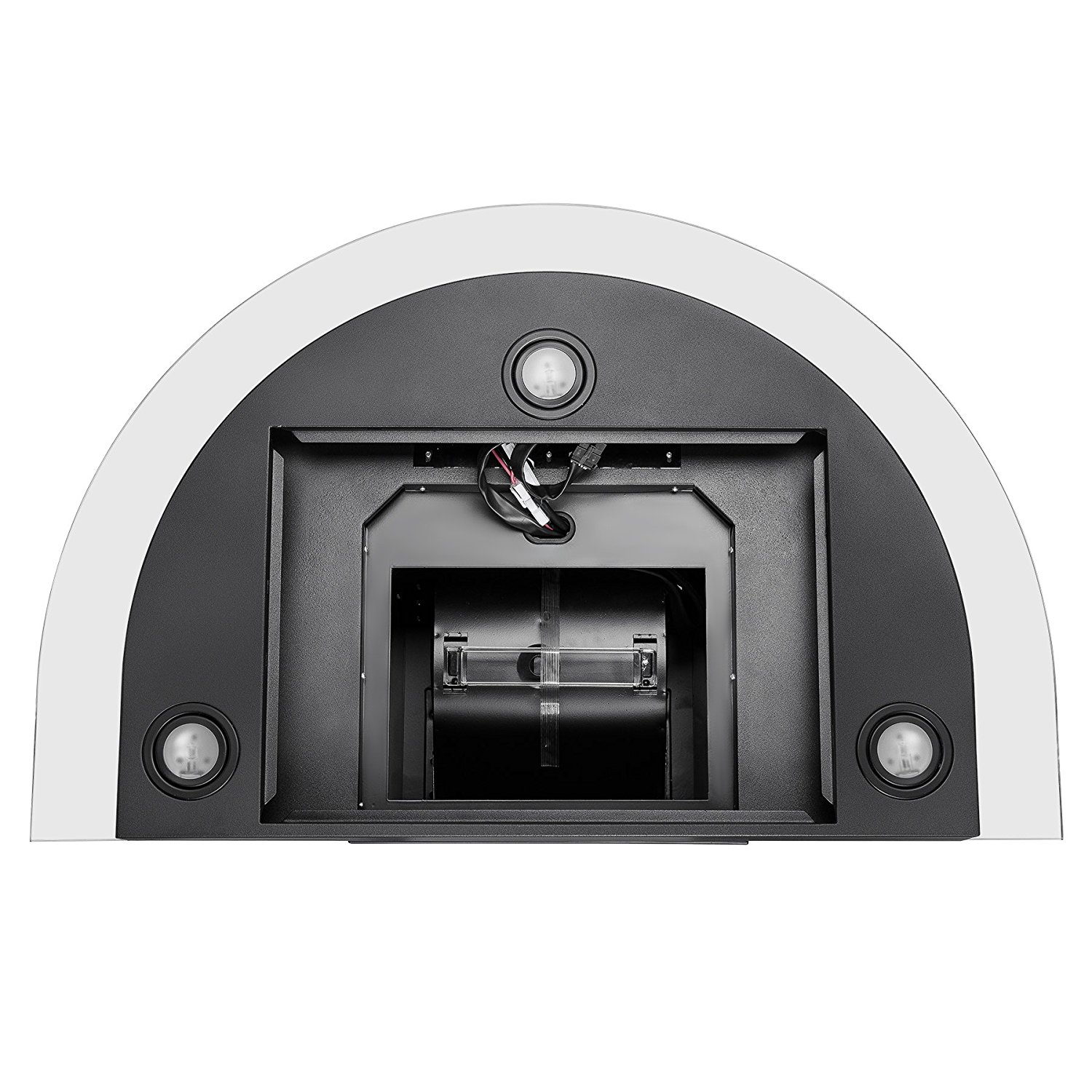 FIREBIRD 30" Wall Mount Black Stainless Steel Touch Control Kitchen ...