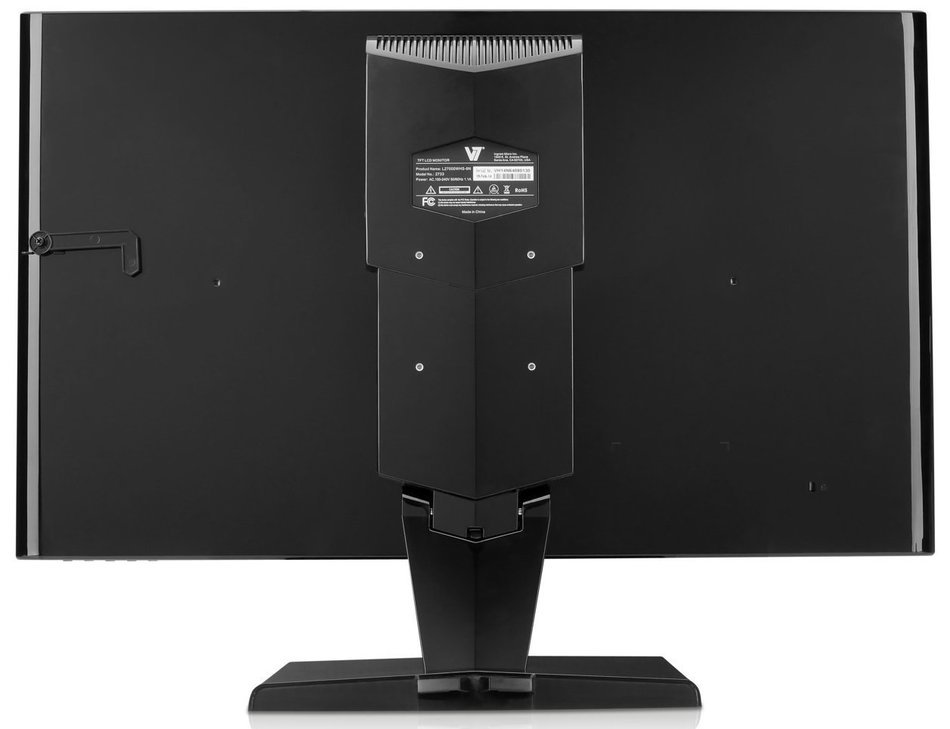 V7 L18500WS-9N 48cm (18,5 inch) Monitor (VGA, 1366x768, 5ms, Speakers ...