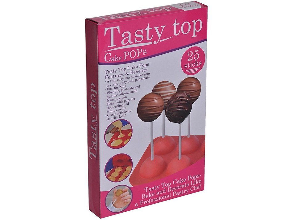 Safstar Silicone Tasty Top Cake Pops Lollipop Sticks Baking Tray Mold ...