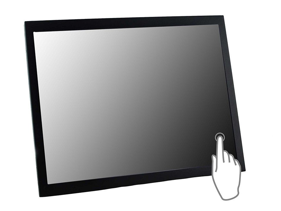 VSL150 15 inch 4:3 metal enclosure LED touch screen monitor industrial ...