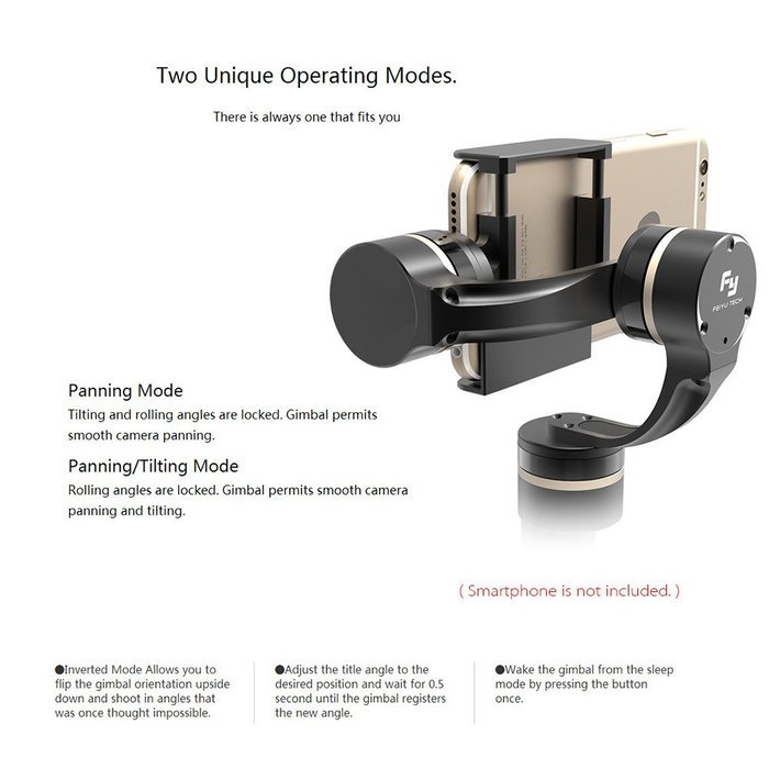 Feiyu WG Lite Single Axis Wearable Gimbal Stabilizer for GoPro Hero 4/3 ...