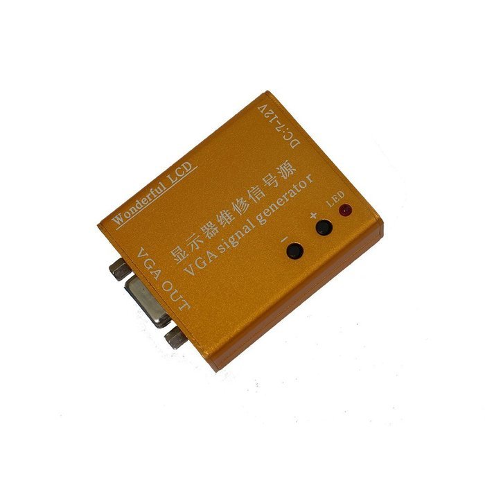 VGA Signal Generator LCD Display Tester Support 1680 * 1050 w/ English ...