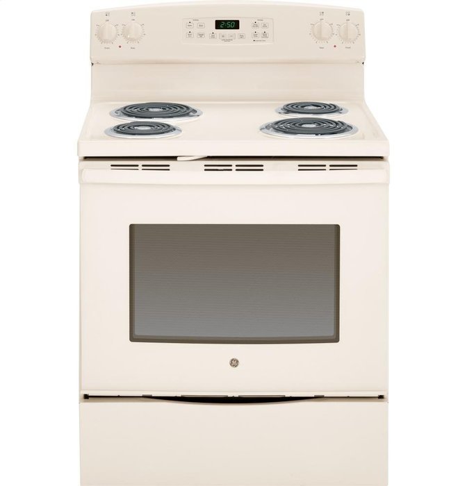 GE JB250DFCC 30" Bisque Electric Coil Range N2 free image download