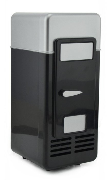 ThreeH New Mini Red USB Fridge Cooler Beverage Drink Cans Cooler/Warmer ...