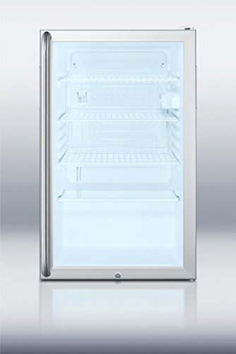 Summit SCR450L7SH 20" Commercially Listed Compact Refrigerator With 4.1 ...