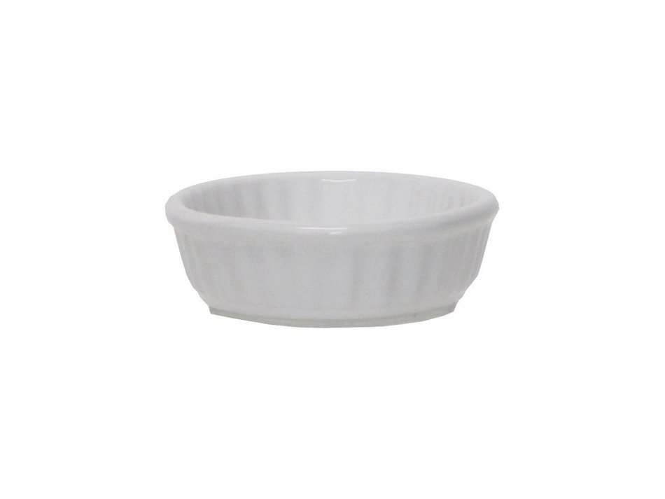 Tuxton Home Duratux Porcelain White Soufflé 10 oz - Set of 4 ...