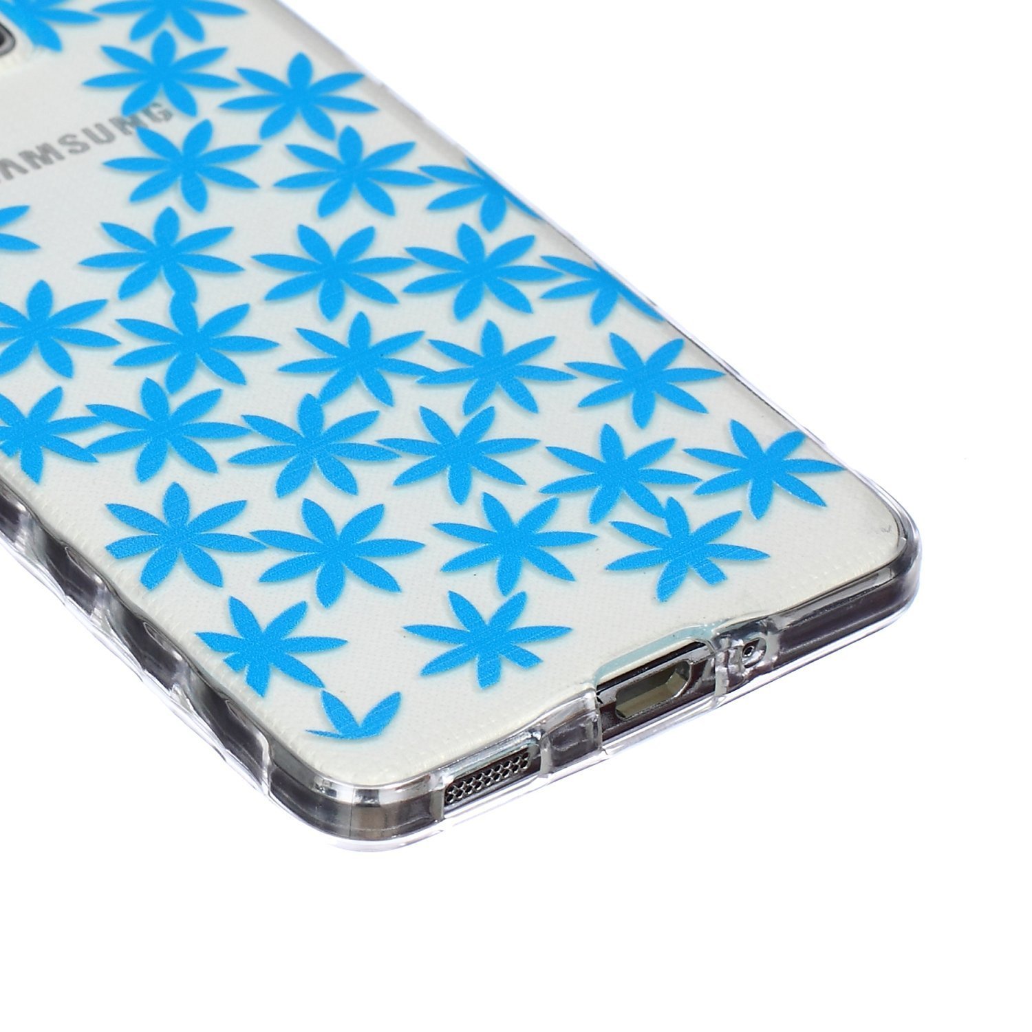 J7 Case, Firefish Colorful Pattern TPU Durable Soft TPU Back [Soft-Flex] [Shock Absorption ...