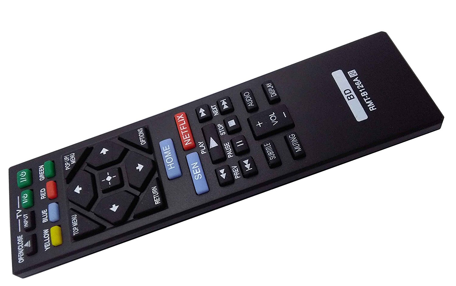 New Replacement Remote Control RMT-B126A for SONY Blu-Ray DVD Player ...
