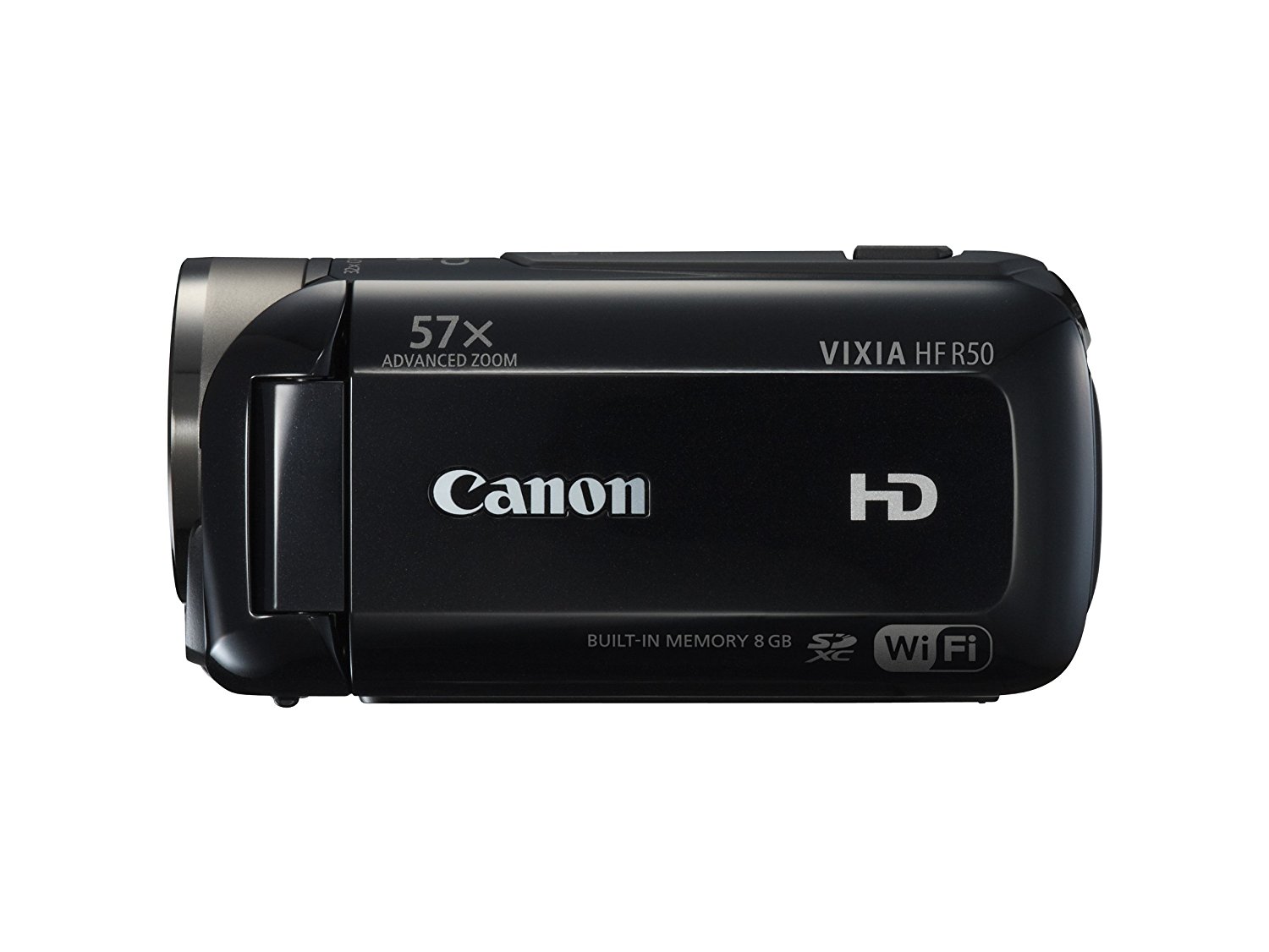 Canon VIXIA HF R50 Full HD Camcorder with Wi-Fi and 3-Inch LCD (Black ...