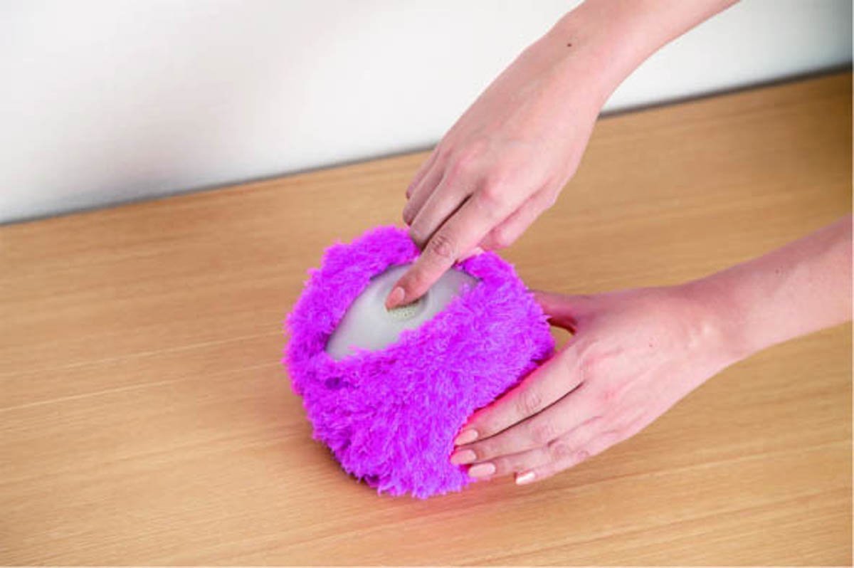 CCP Mini Robot Cleaner Microfiber Mop Ball MOCORO Canary Yellow CZ-562 ...