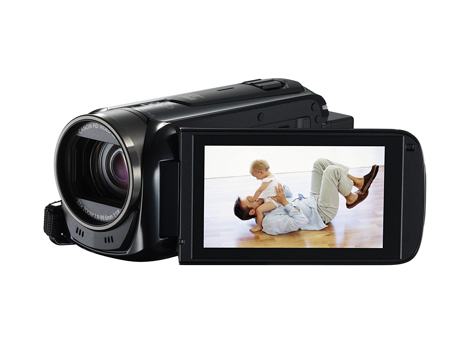 Canon VIXIA HF R50 Full HD Camcorder with Wi-Fi and 3-Inch LCD (Black ...