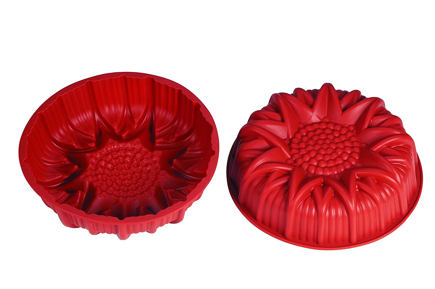 15 Cavity Pyramid Shape Non Stick Silicone Baking Mould, Ideal for Cake ...