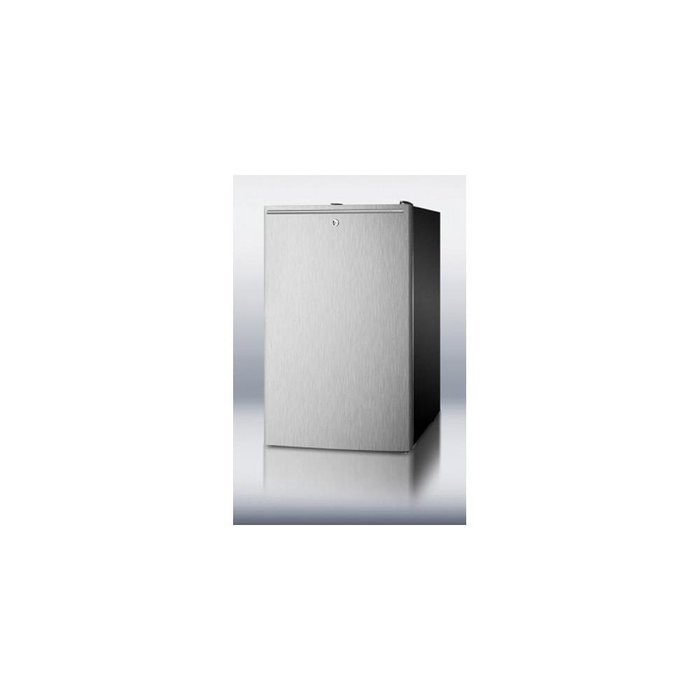 Summit CM421BLSSHH 20" Top Freezer Refrigerator With 4.1 cu. ft ...