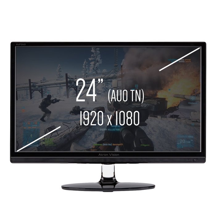 Atron Vision AVF240 24-Inch 144 Hz FHD Gaming Monitor. 1920x1080 LED ...