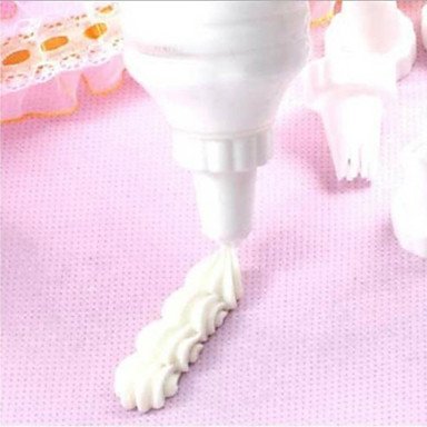 Y&XL&H Cream Tube Decorating Mouth Decoration Tools Puffs (1 set) N4 ...