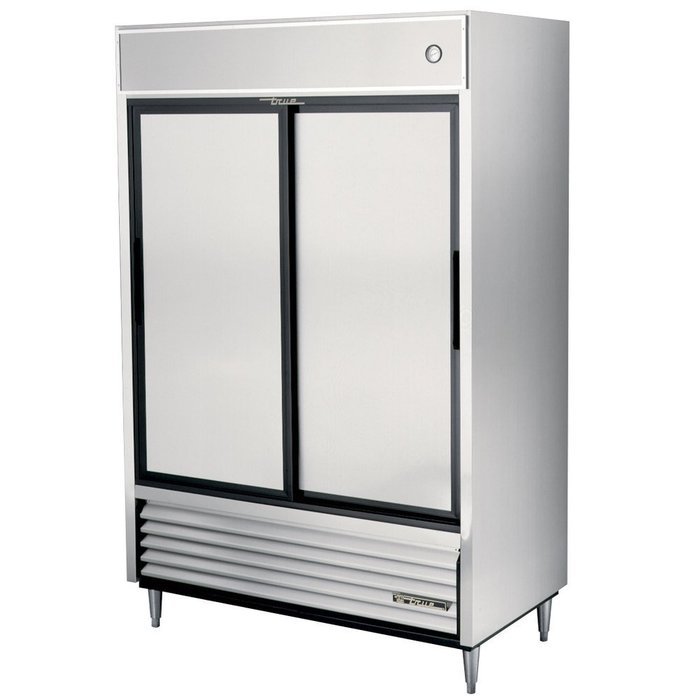 True Mfg TSD-47, 2 Slide Door, 47 cu ft Reach-In Refrigerator free ...