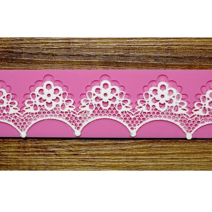 Fondant Cake Lace Sugar Craft Mat Cake Texture Decorate Molds N5 free ...