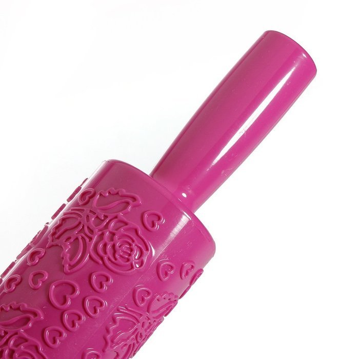 KingSo® Embossed Rolling Pin Fondant Cake Paste Gum Embossing ...