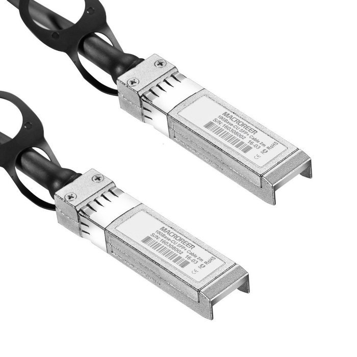 Macroreer 10GBASE SFP+ DAC 0.5m Direct Attach Copper Twinax Cable ...