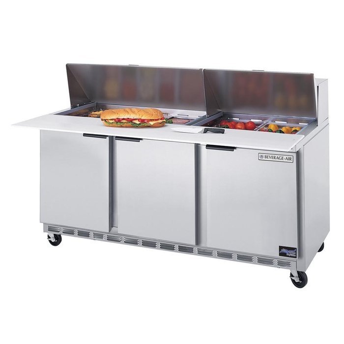 Beverage-Air Food Prep Sandwich Prep Tables 72 Spe72-18C free image ...