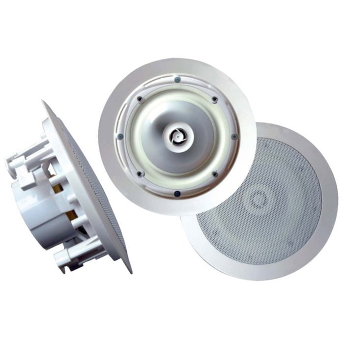 Pyle Home PWRC62 6.5-Inch In-Ceiling Dual-Channel/Voice Coil Weather ...