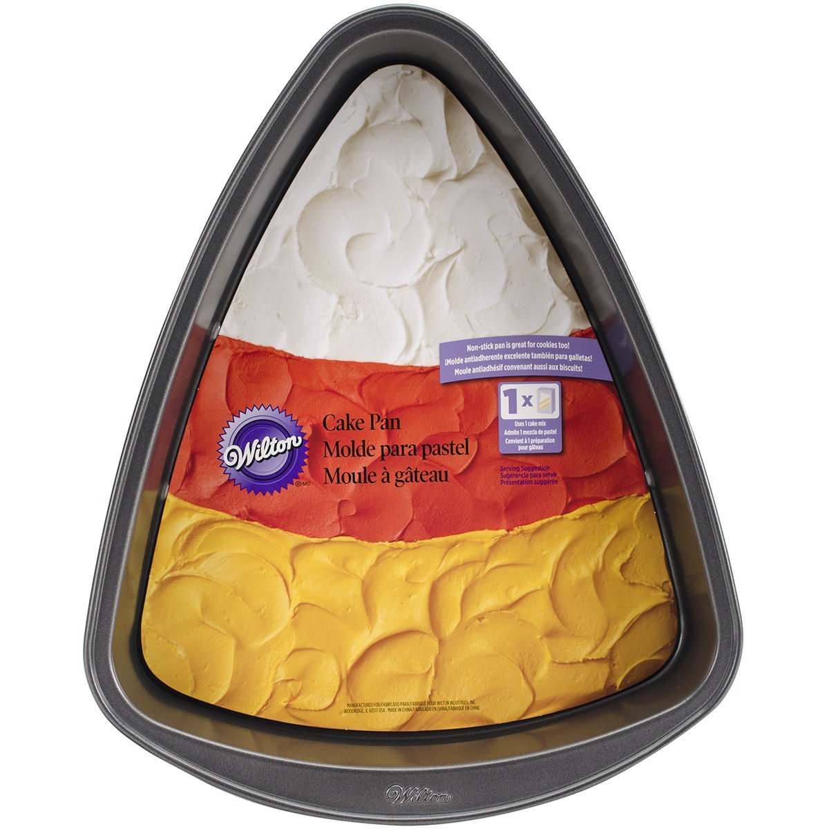 Wilton 2105-8330 Non Stick Candy Corn Cake Pan free image download