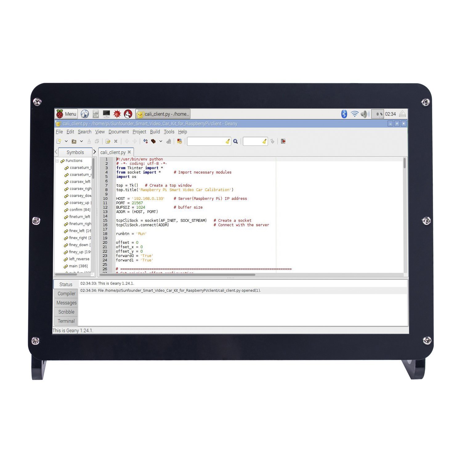 SunFounder 10.1 Inch IPS HDMI Monitor 1280×800 HD LCD Screen Display ...