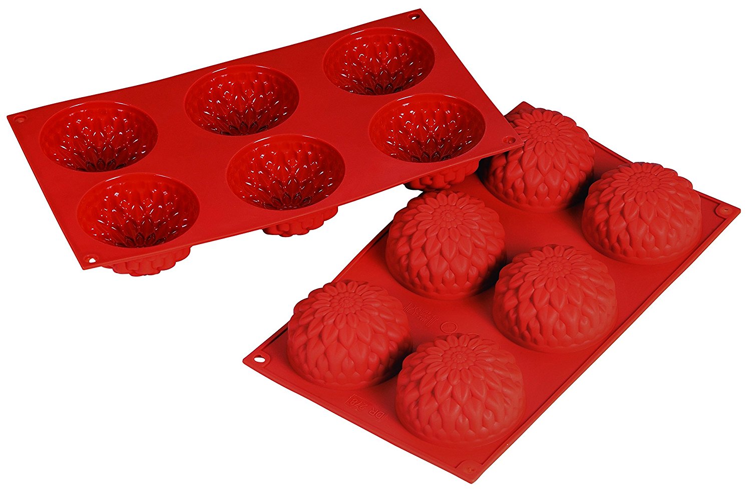 15 Cavity Pyramid Shape Non Stick Silicone Baking Mould, Ideal for Cake ...