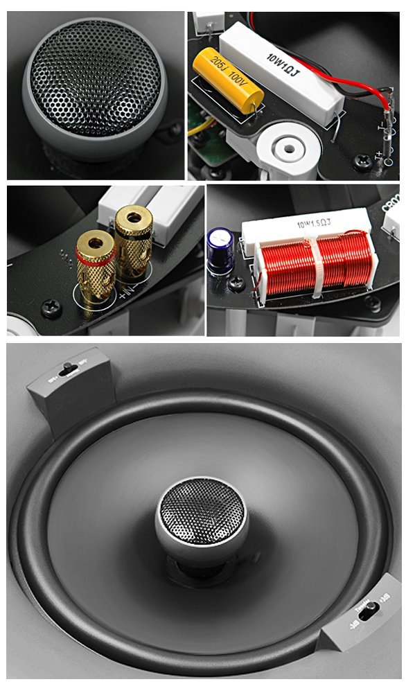 OSD Audio ACE400 3.0-inch 60-Watt Trimless Thin Bezel Polypropylene In ...