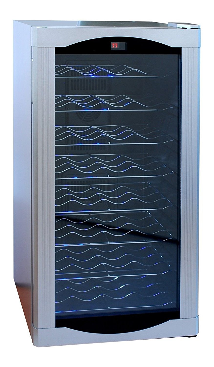 AKDY 32 BTL Electric Wine Cooler Cellar Chiller Single Zone AZ-EA44EC ...