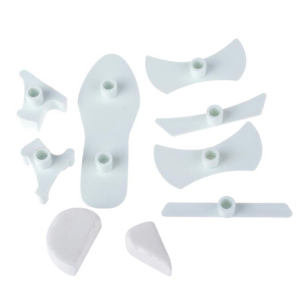 Dealglad® 9 Pcs Lady High-Heeled Shoes Fondant Cake Sugar Craft Baking ...