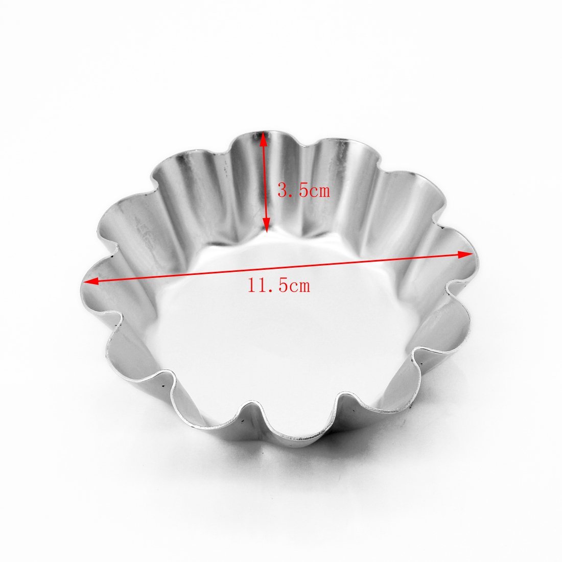 DUFUSTORE 1pcs Small Aluminum Metal Chrysanthemum Muffin Cup Cake Tool ...