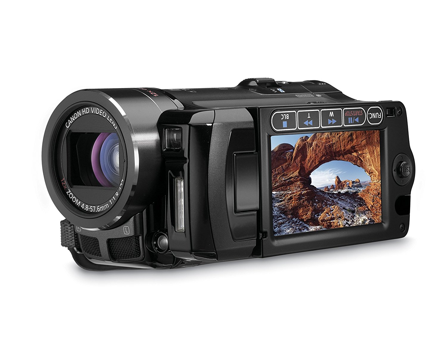 Canon VIXIA HF10 Flash Memory High Definition Camcorder with 16 GB ...