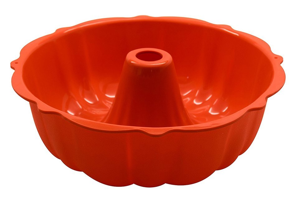 Marathon Housewares KW200012OR Premium Silicone Bundt Pans, Orange N2 ...