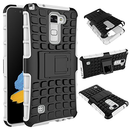 LG Stylus 2 Case, MCUK Heavy Duty Rugged Dual Layer - Soft/Hard Shell 2 ...