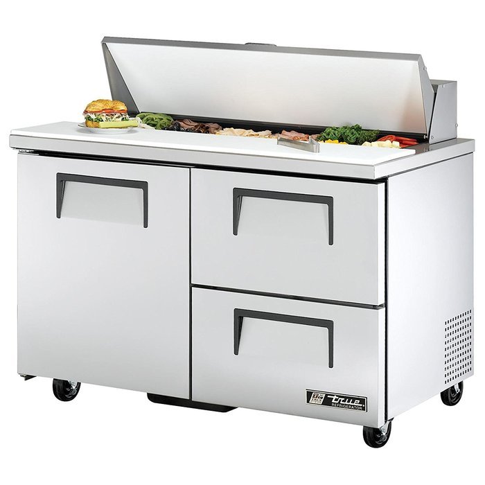 True TSSU-48-12D-2 Sandwich/Salad Unit - Self Contained - 48 Inch - 2 ...