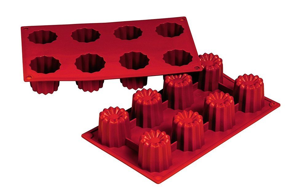 15 Cavity Pyramid Shape Non Stick Silicone Baking Mould, Ideal for Cake ...