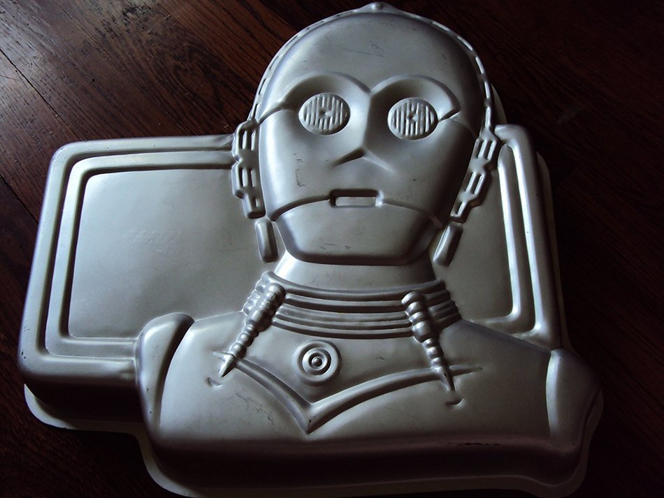 Wilton C-3PO Star Wars Cake Pan (502-2197, 1983) free image download