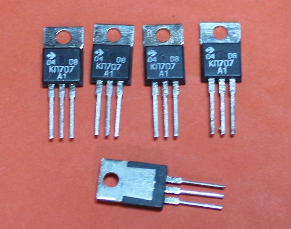 Transistors silicon KP707A-1 analogue IRF730, BUZ60 USSR 2 pcs free ...