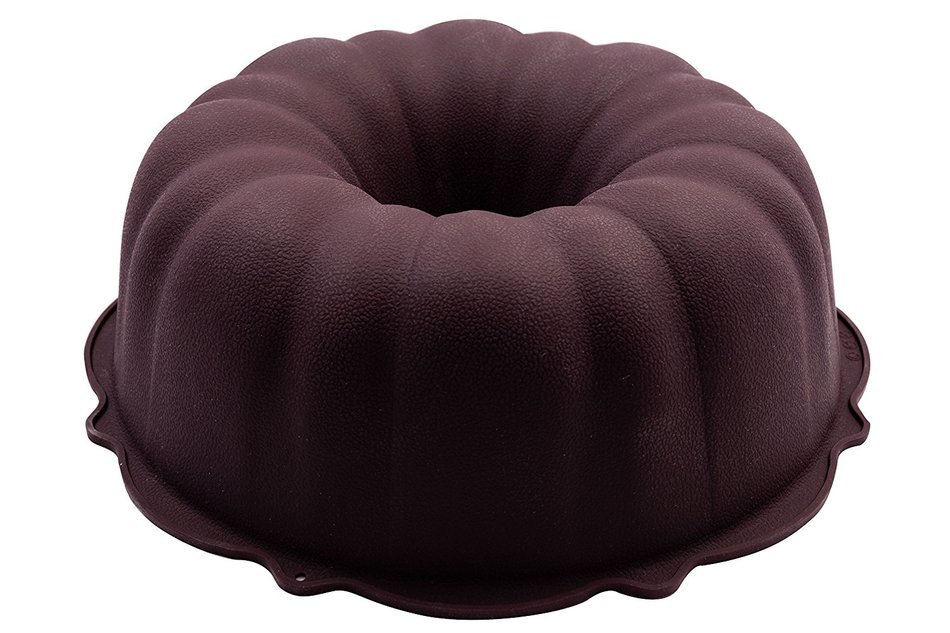 Marathon Housewares KW200012OR Premium Silicone Bundt Pans, Orange N8 ...