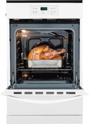 Frigidaire FFGW2425QW 24" 3.3 cu. Ft. Capacity Gas Single Wall Oven ...