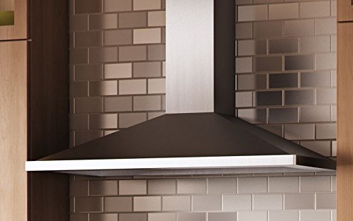 AGA AMCHD36SS 3 Speed Wall Mount Canopy Chimney Range Hood, 36 ...