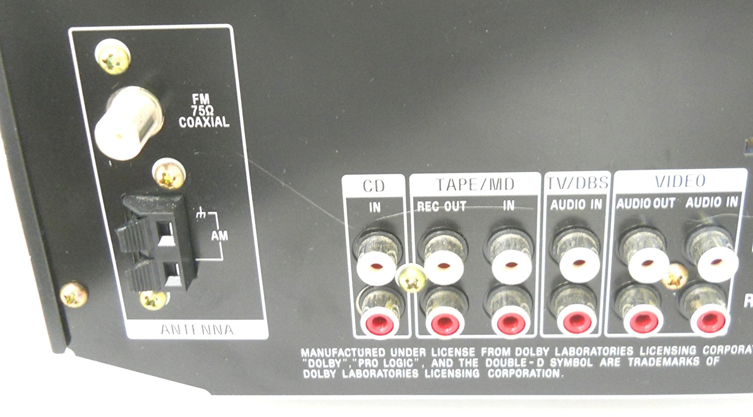 Sony Dolby Suround Pro-Logic Digital Signal Processing, AM/FM Receiver ... Sony Dolby Suround Pro-Logic Digital Signal Processing, AM/FM Receiver ...