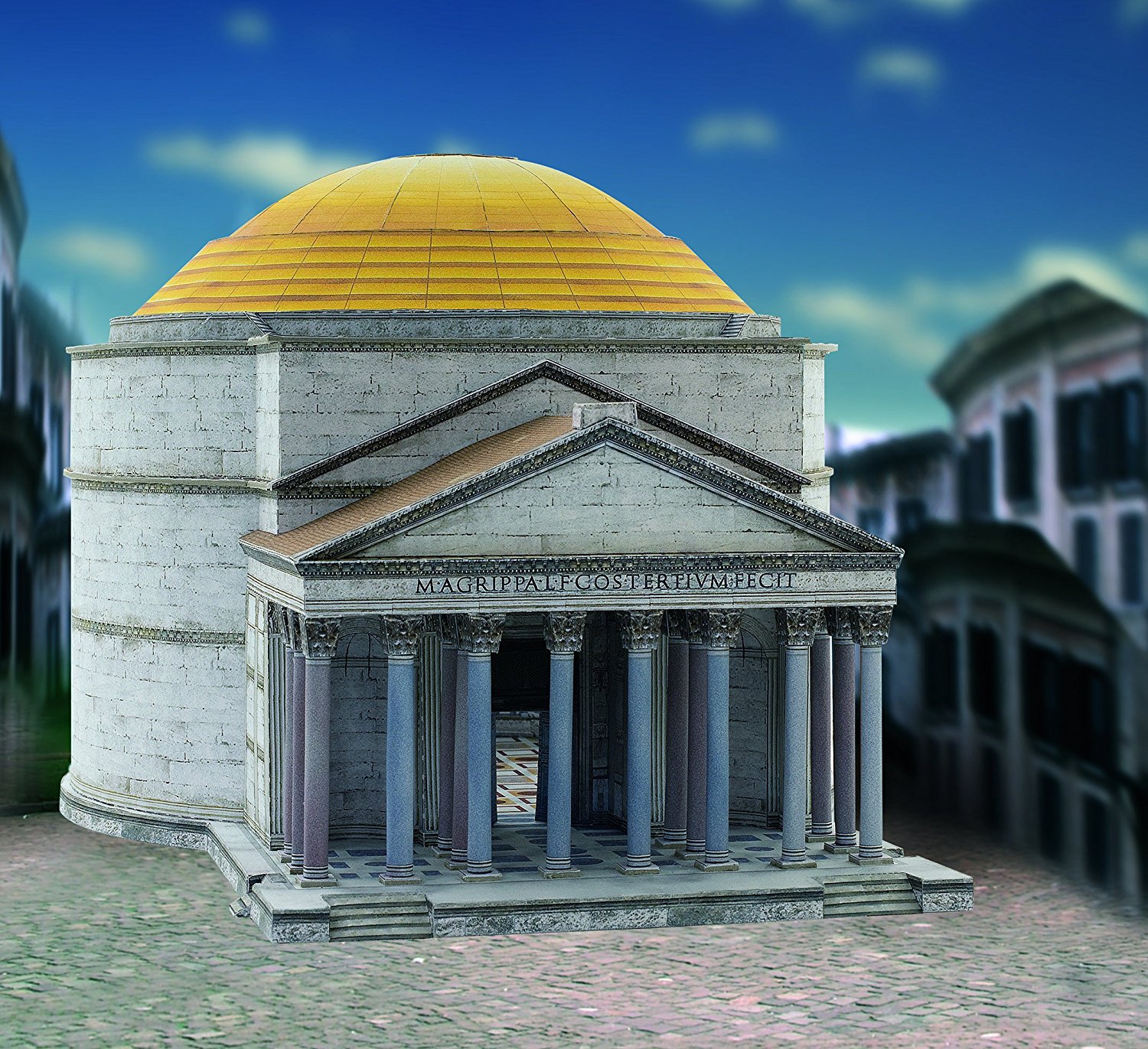 Schreiber-Bogen Card Modelling Pantheon Rom free image download