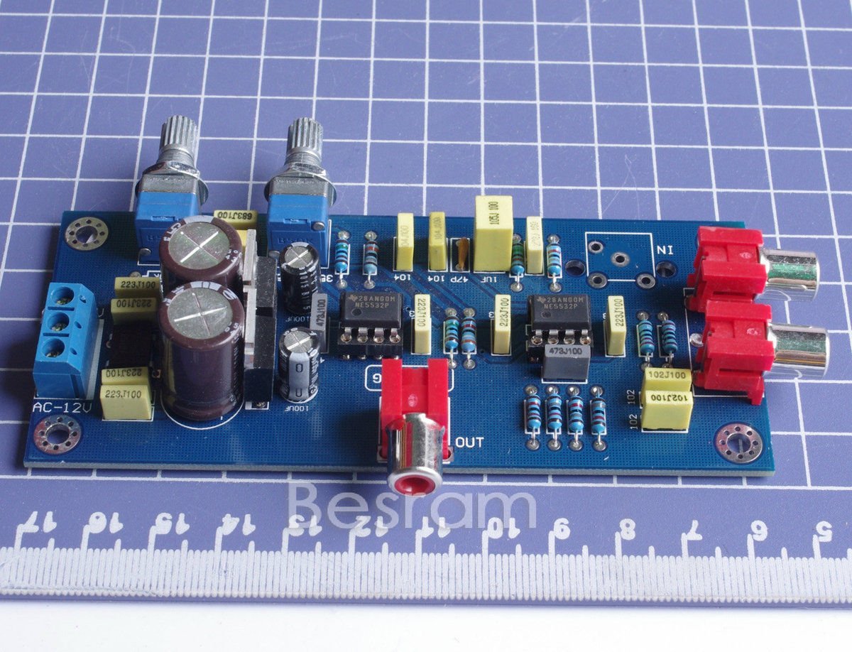 Low Pass Volume Controlled Preamplifier Board for Subwoofer N2 free ...