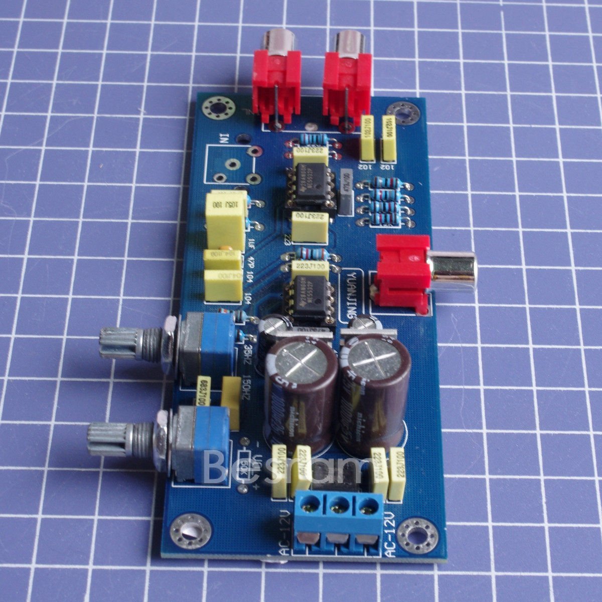Low Pass Volume Controlled Preamplifier Board for Subwoofer N3 free ...