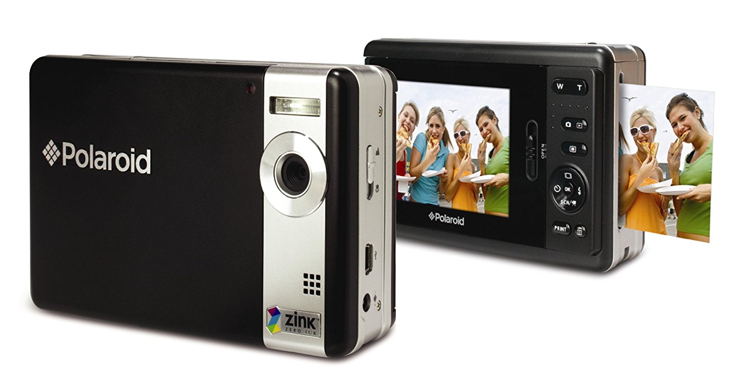 Polaroid Instant Digital Camera with ZINK Zero Ink Printing Technology ...